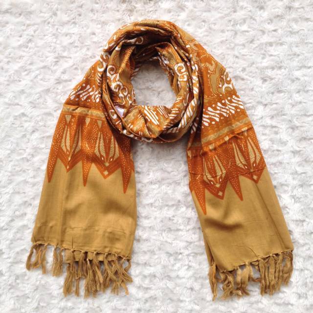 Jual omah Etnik Scarf Batik / Shawl Batik / Syal Batik Balian Capung ...