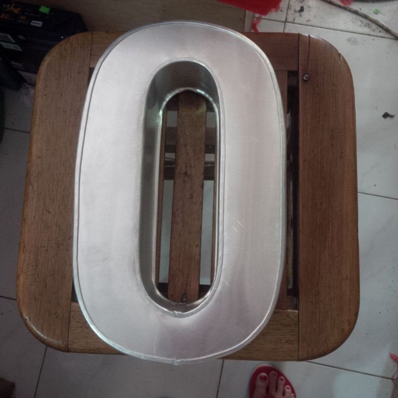 Jual loyang karakter angka 0 besar ukuran 25 dan 20 cm | Shopee Indonesia