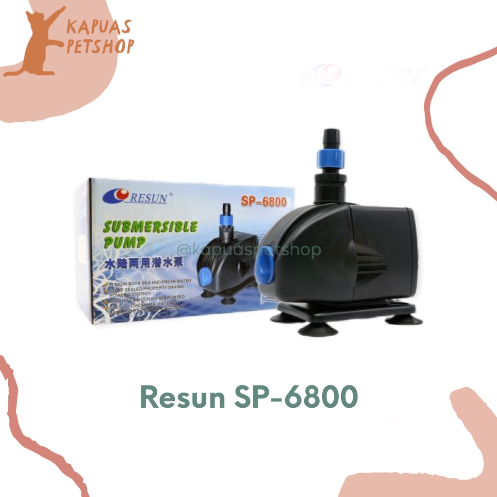 Jual Resun SP 6800 Pompa Air Aquarium Celup Submersible Pump | Shopee Indonesia