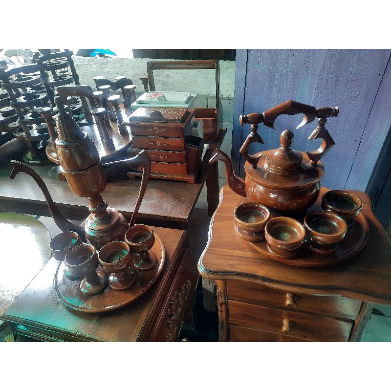 Jual teko hiasan- teko kayu - hiasan kayu - kerajinan kayu - toko kayu ...