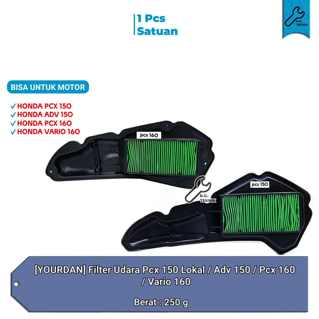 Jual Filter Udara Honda PCX 150 LOKAL / ADV 150 / PCX 160 / VARIO 160 ...