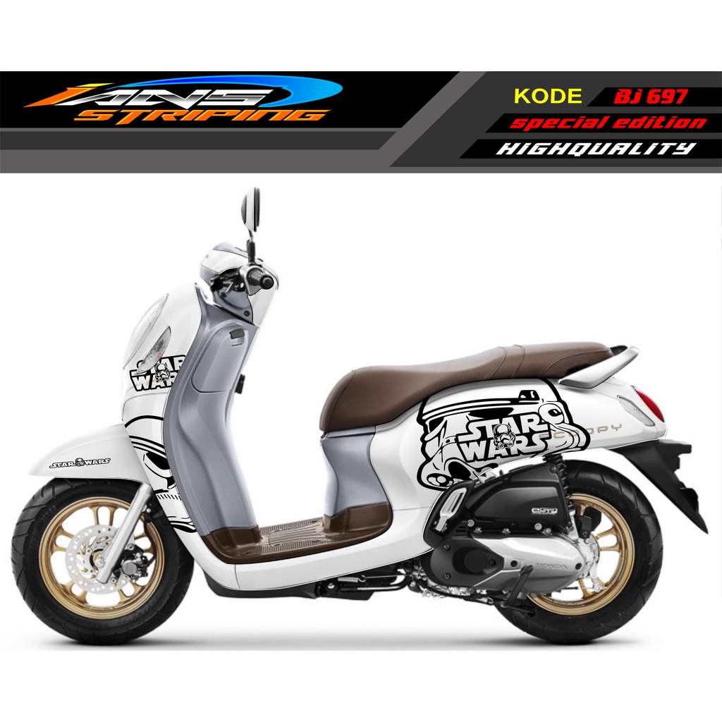 Jual DECAL STIKER HONDA SCOOPY FULL BODY TERBARU / STICKER VARIASI ...