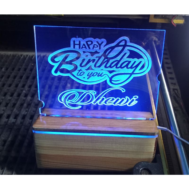 Jual Custom lampu hias akrilik.dikerjakqn dengan laser cutting | Shopee ...