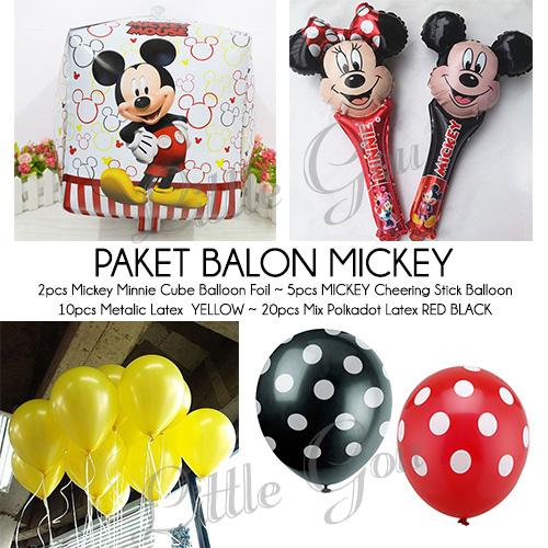 Jual PAKET BALON MICKEY MOUSE ( Balon Birthday Mickey Mouse Theme ...