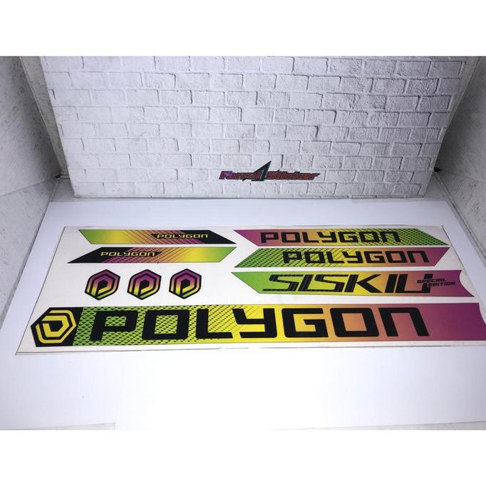 Jual stiker sepeda sticker decal POLYGON SISKIU farr3l55 Segera Beli ...