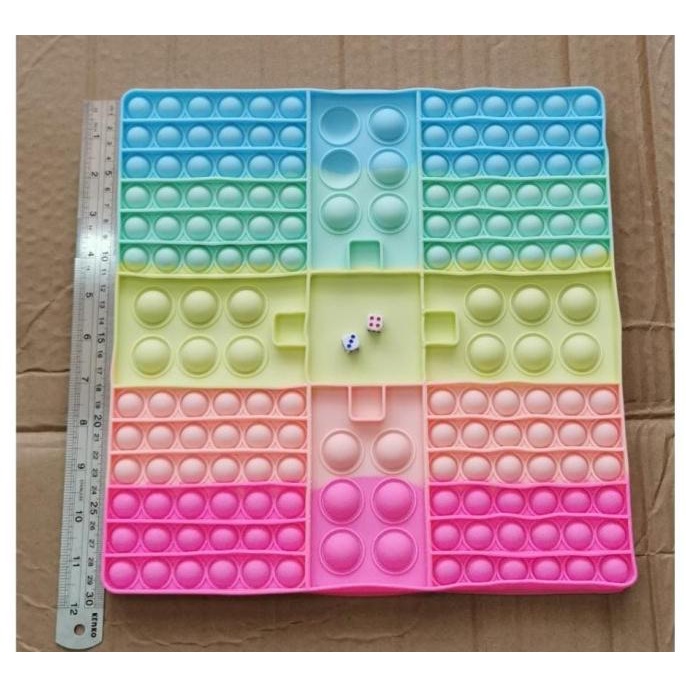 Jual POP IT BATTLE DICE JUMBO RAINBOW PASTEL PINK POP IT GAME BOARD ...