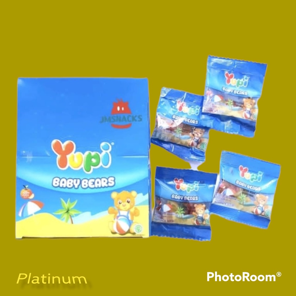 Jual Yupi Baby Bear 168 G / 24 pcs @ 7g | Shopee Indonesia