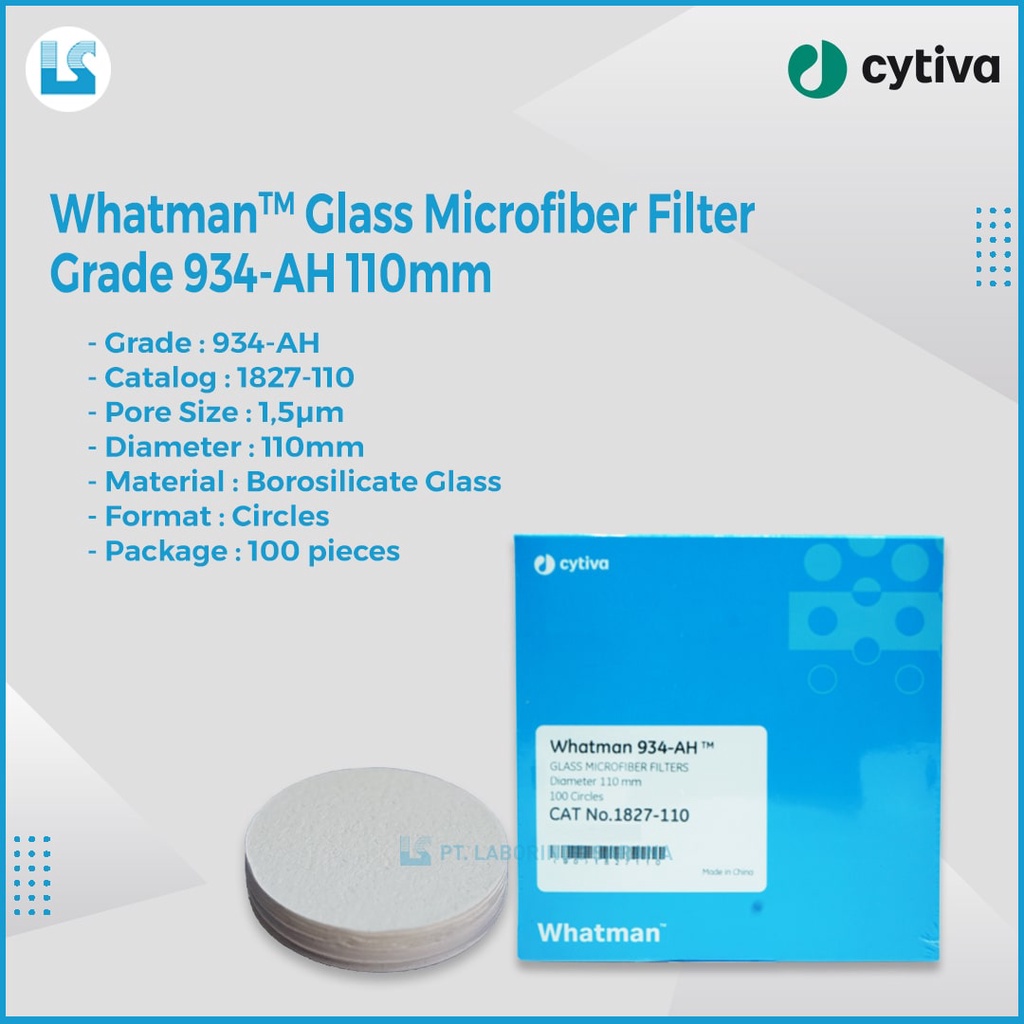 Jual Whatman Glass Microfiber Filter 934-AH , 110 mm | Shopee Indonesia
