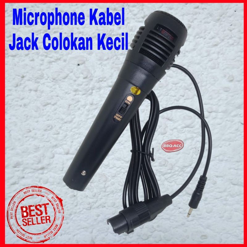 Jual Microfon Mic Kabel Jack Colokan Kecil Microphone Karaoke Murah ...