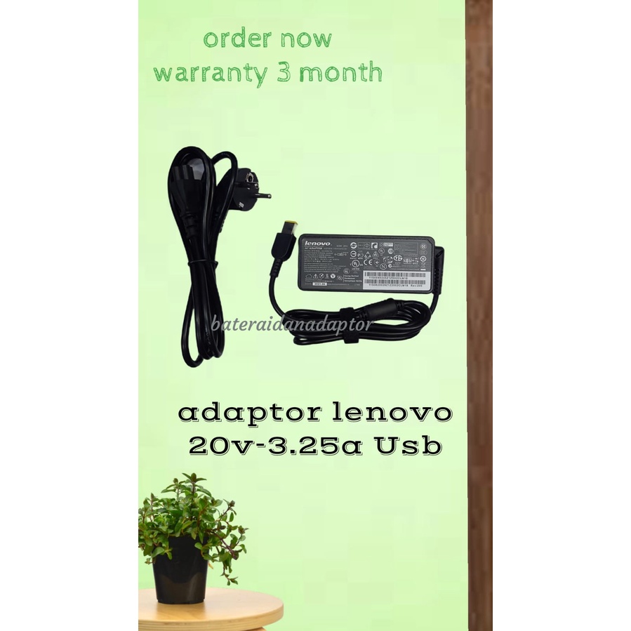 Jual Adaptor 20V- 3.25A USB Original | Shopee Indonesia