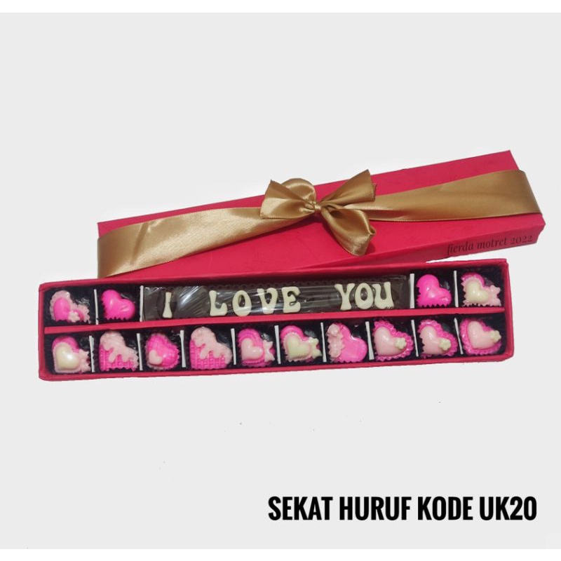 Jual Sekat huruf coklat pejuang LDR - hadiah cokelat box - gift wisuda ...