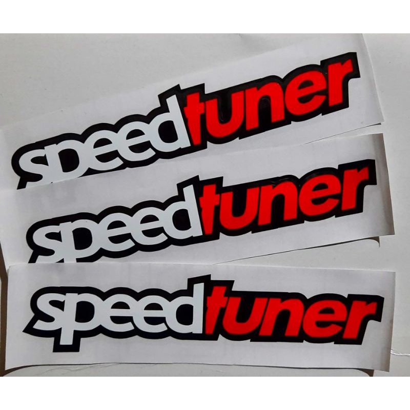 Jual stiker speedtuner sticker speedtuner cutting | Shopee Indonesia