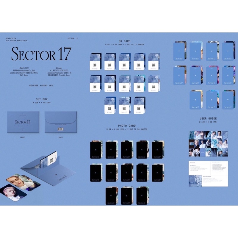 Jual PO ALBUM SECTOR17 SEVENTEEN (Weverse Ver.) | Shopee Indonesia