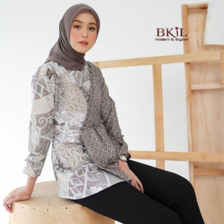 Jual Barang Pilihan.. BATIK KAHURIPAN BLUS BATIK DAUN GARIS/ATASAN ...