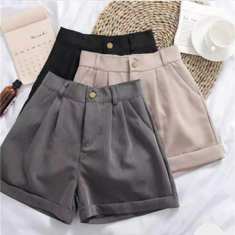 Jual Hotpants celana pendek style wanita Korea terbaru//celana pendek Korea kekinian | Shopee ...