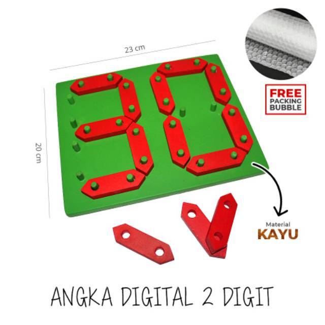 Jual Edutoys education toys woodentoys learning number / mainan edukasi ...