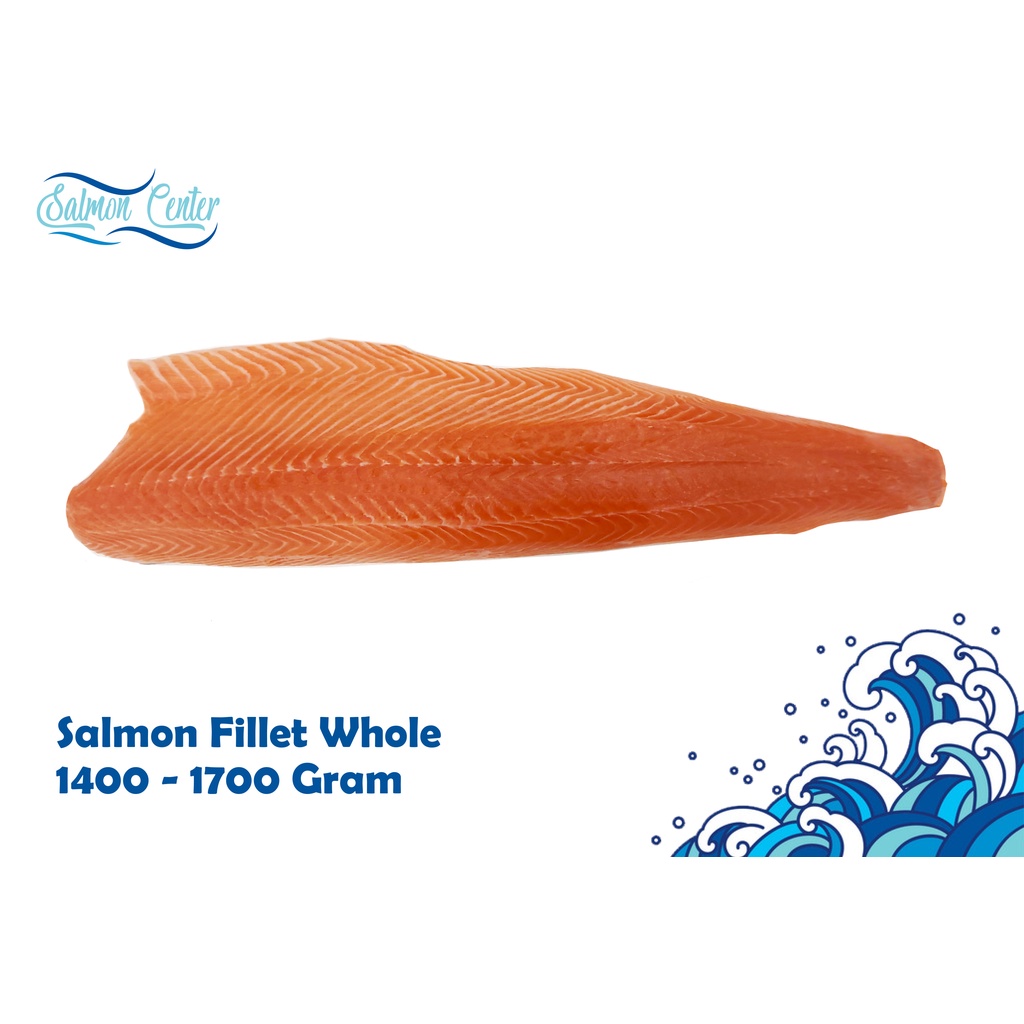 Jual Salmon Fillet Potongan Utuh 1 loin Frozen | Shopee Indonesia