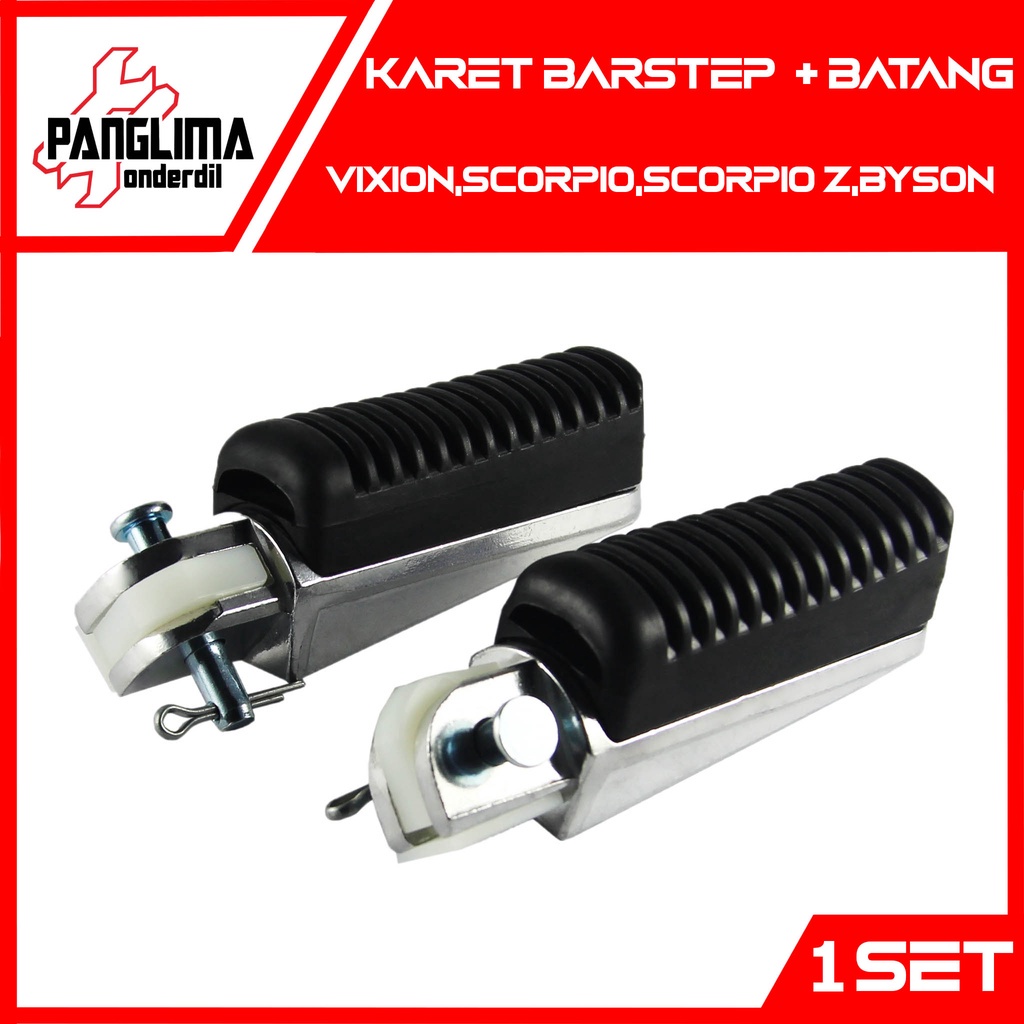 Jual Karet Barstep Depan-Belakang Vixion & Scorpio Lama-Z & Byson ...