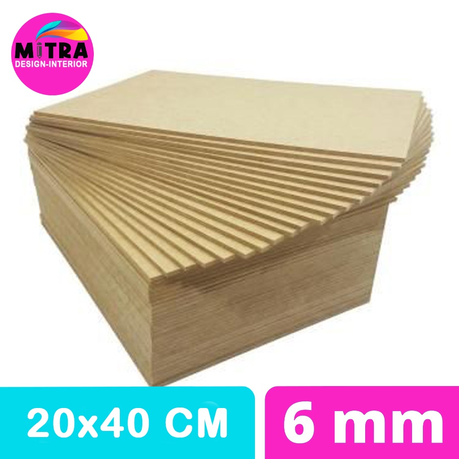 Jual papan mdf custom 6mm 20x40cm | Shopee Indonesia