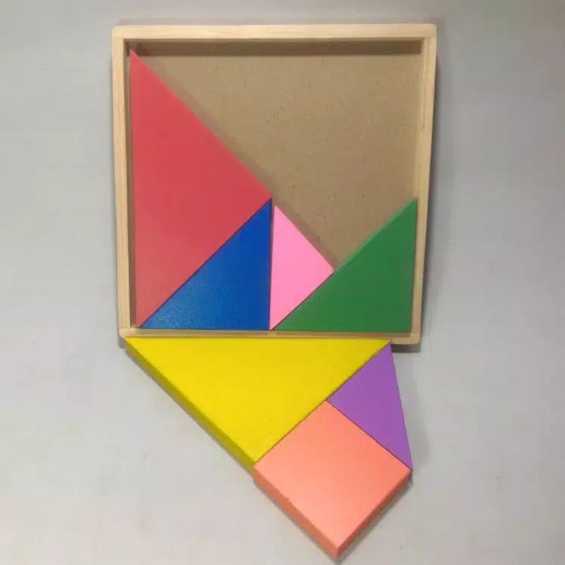 Jual Balok Tangram 7 (isi 7 pcs pecahan bentuk) | Shopee Indonesia
