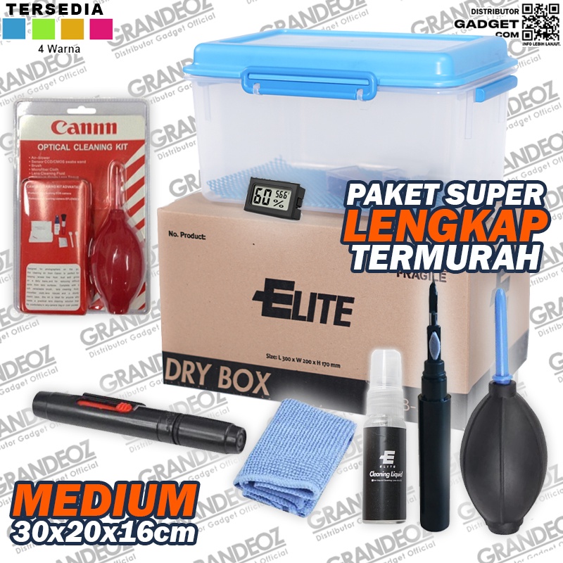 Jual PAKET SET DRY BOX MEDIUM Lengkap + Cleaning Pen Kit Drybox Kotak ...