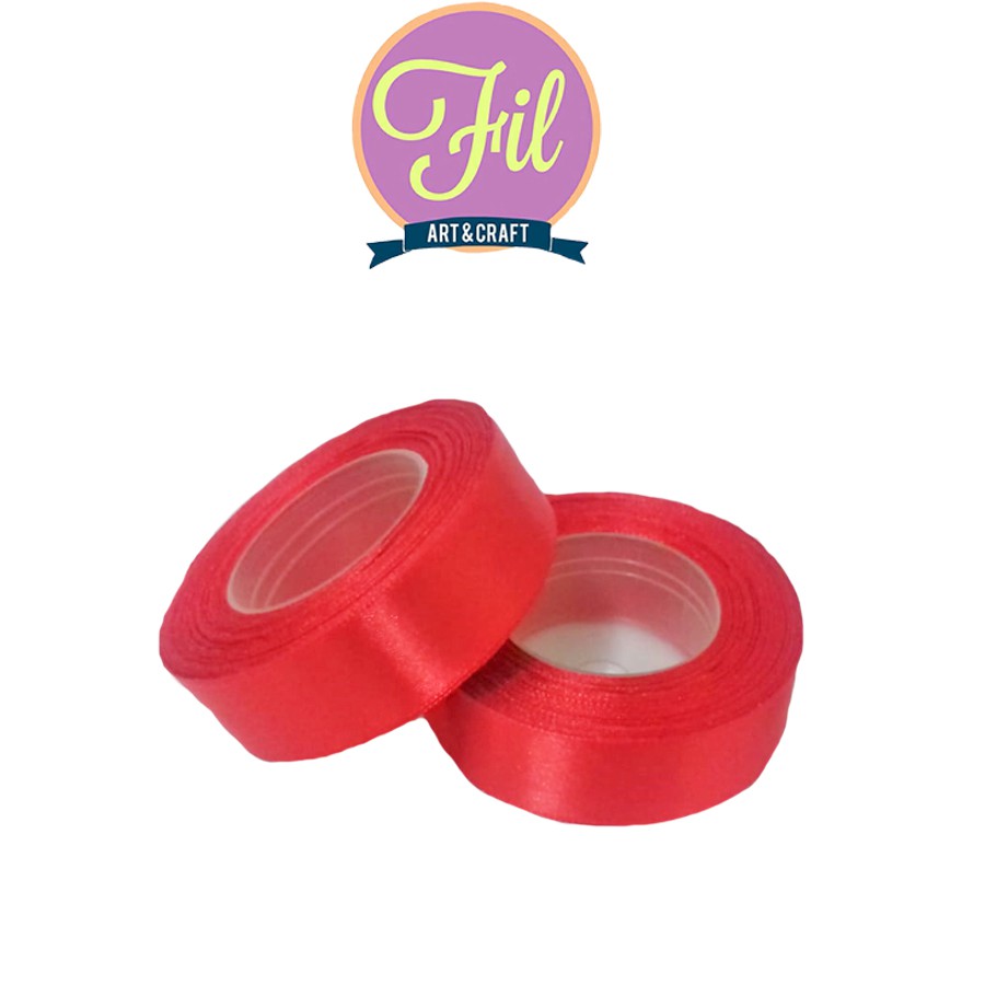 Jual Pita Satin Kecil 3.4inch / Pita Jepang 3.4" / Pita Kain Merah ...