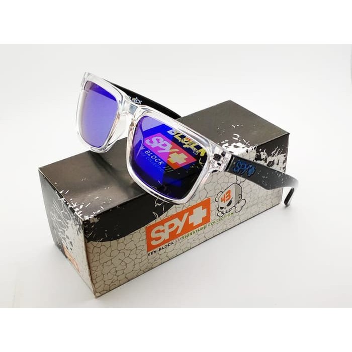 Jual KACAMATA PRIA SPY KEN BLOCK KUALITAS PREMIUM FULLSET Tranparan ...