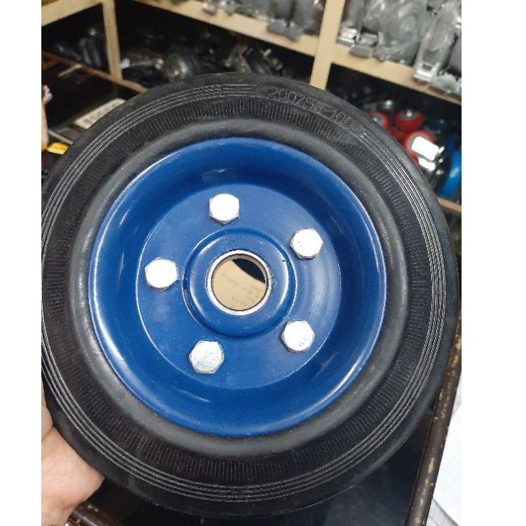 Jual D9B6 Roda lori roda troli roda gerobak 8 inch single bearing WNR ...