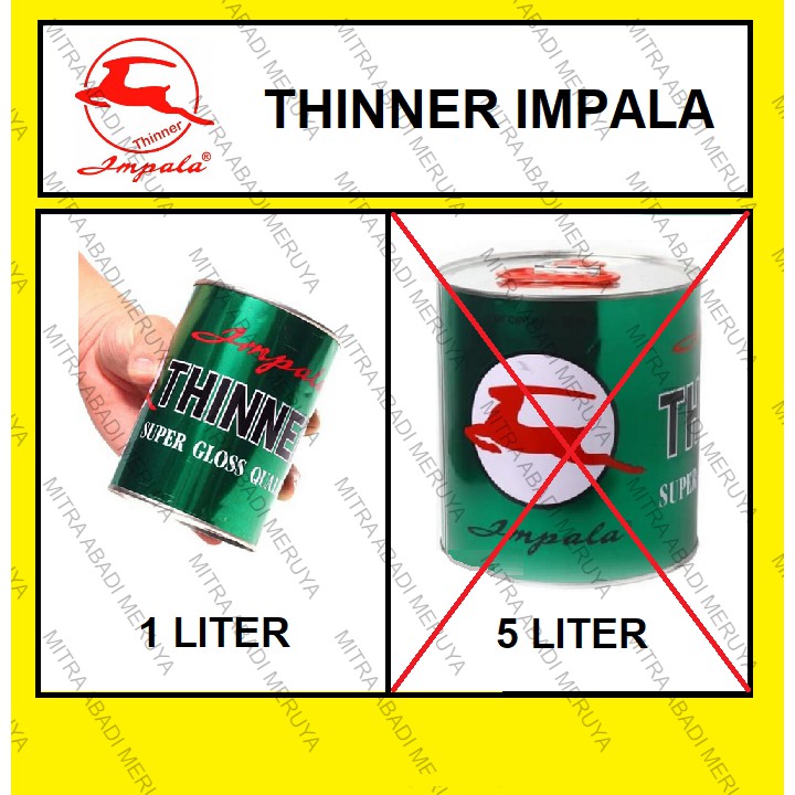 Jual Thinner IMPALA 1 LITER | Shopee Indonesia