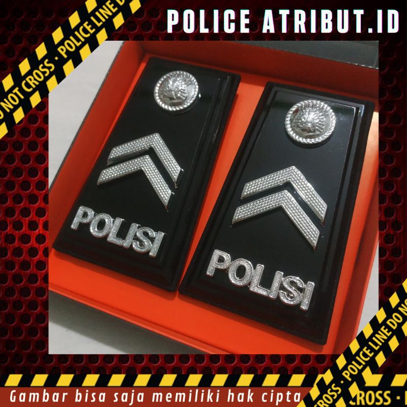 Jual Pangkat BRIPTU PDH Polisi full mika kilap COD Perlengkapan Polri ...