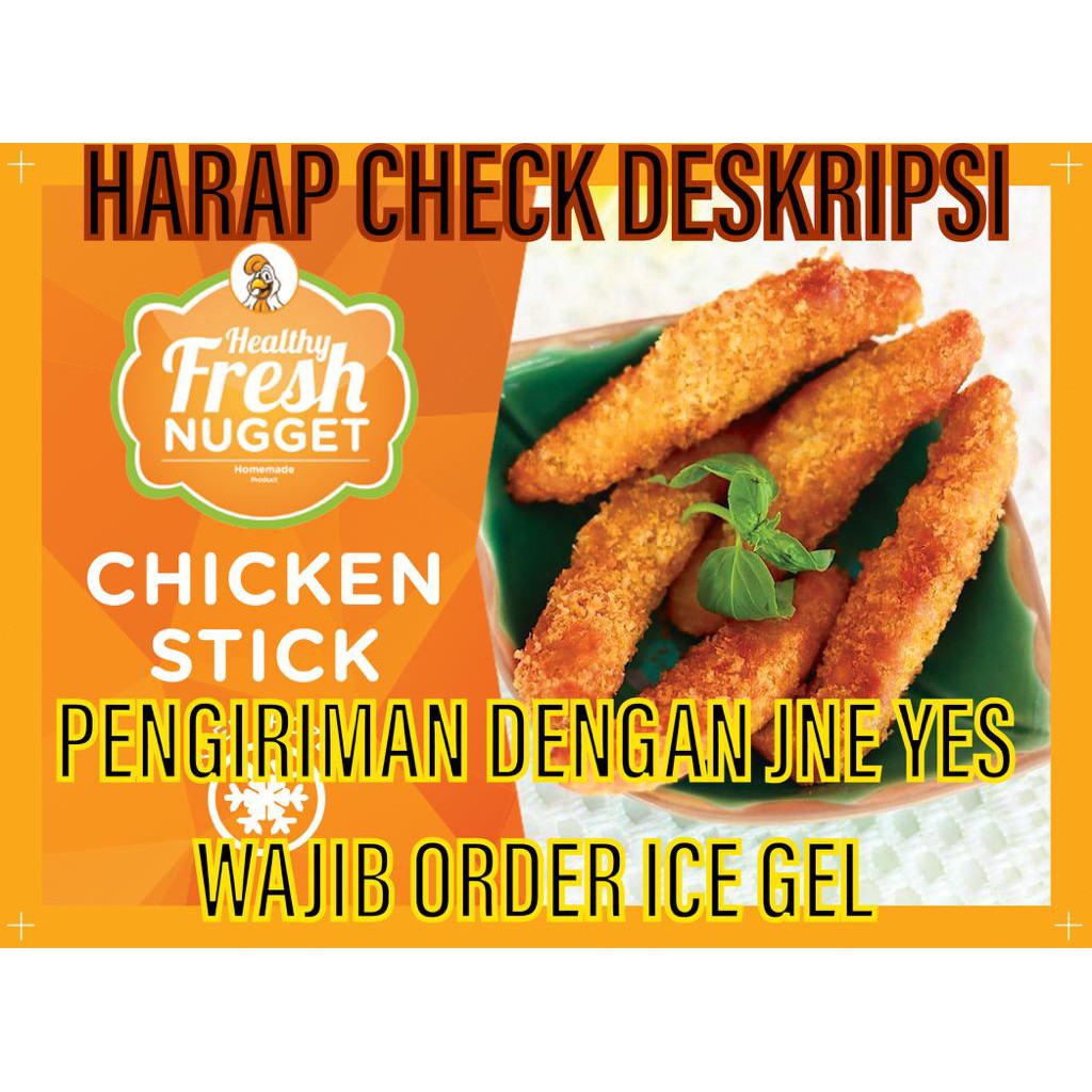 Jual Chicken Stick Ayam Stik Frozen Food Home Made Non MSG Pengawet 500 ...