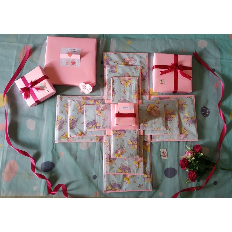 Jual Explosion box 3 Layer Plus Box uang tarik | Shopee Indonesia