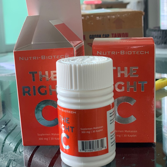 Jual Nutri Biotech the Right C 300mg Vitamin C (30 Tablet) | Shopee ...