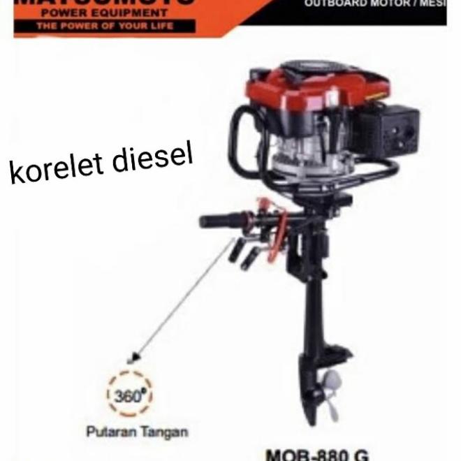 Jual Mesin Tempel Perahu Boat Mob880G Matsumoto 7.5Hp | Shopee Indonesia