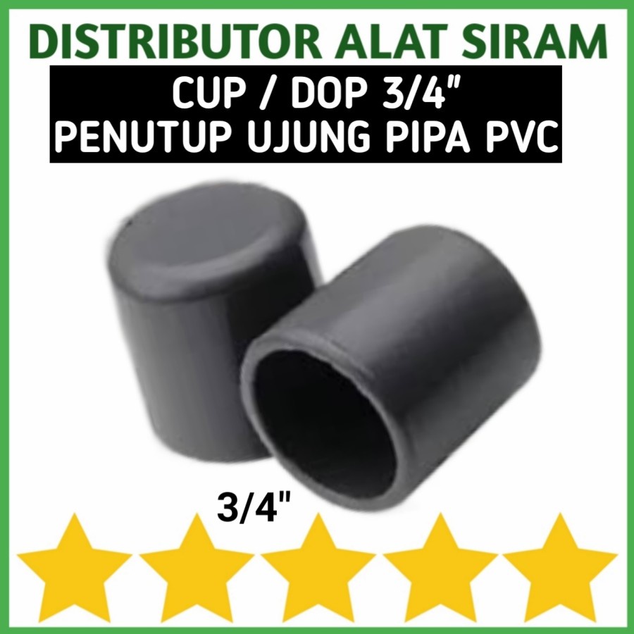 Jual CAP DOP 3/4 INCH PVC AW PLUG FITTING PENUTUP PIPA PVC 3/4 RUCIKA ...