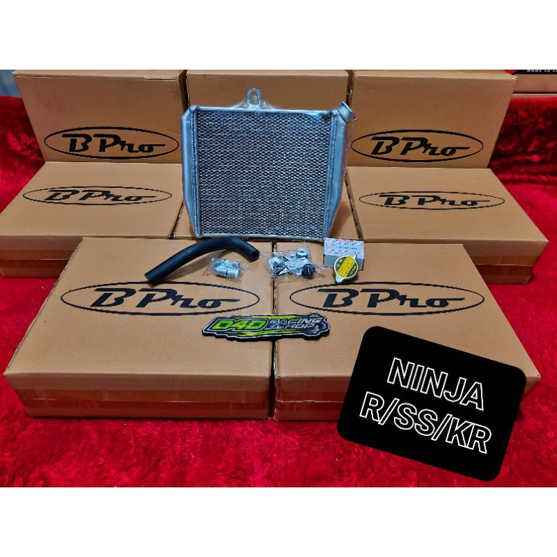 Jual Radiator ninja B pro Bpro R SS KR non gambot melengkung seperti ...