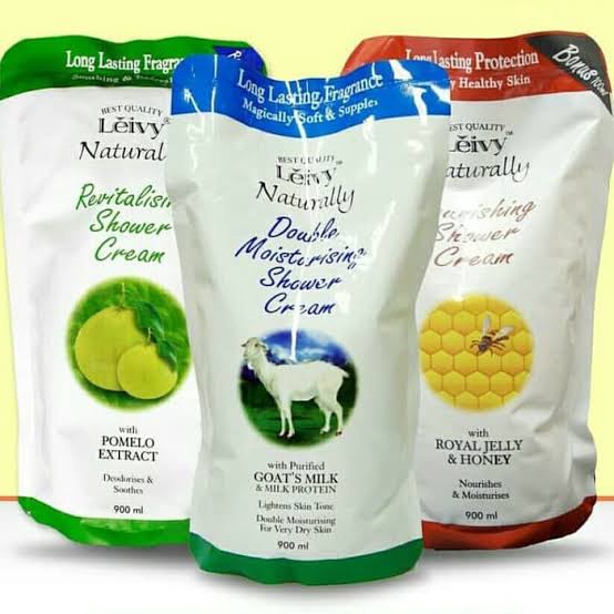 Jual LEIVY Naturally Shower Cream | GOAT MILK / ROYAL JELLY | Refill ...