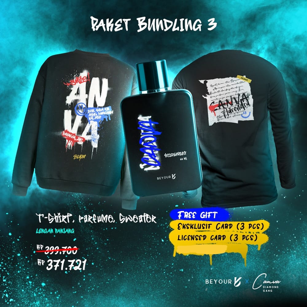 Jual Pre-Order Merchandise BUNDLING 3 " Beyour x Canva " - Akad ( 27 ...
