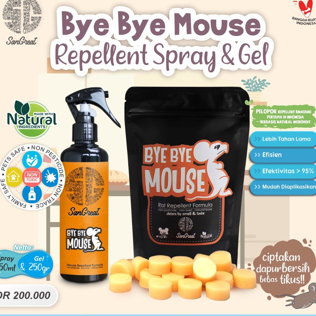 Jual Paket Obat Alat Pengusir tikus rat repellent anti tikus anti curut ...