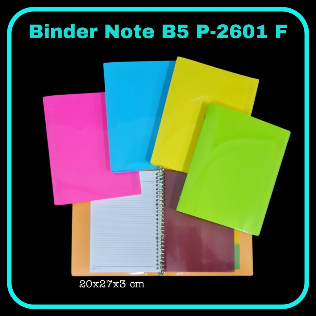 Jual GG Binder Note GASTA B5-PP Cover Warna Polos / Bindernote / Buku ...