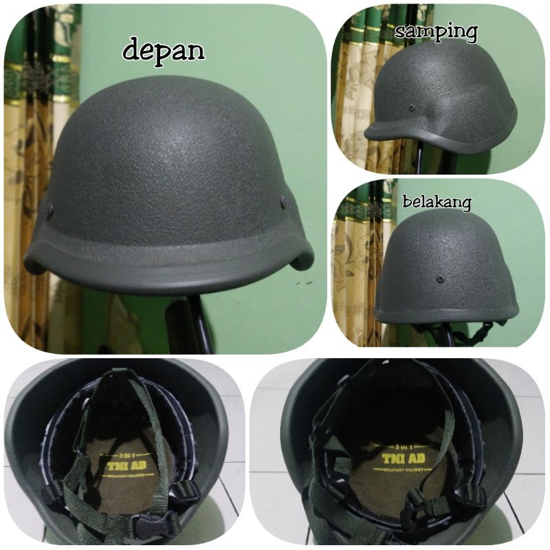 Jual MG Helm Tempur TNI AD 3 in 1 | Shopee Indonesia