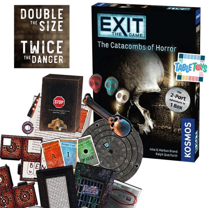 Jual (Original) Exit: The Catacombs of Horror Escape Room Board Game ...