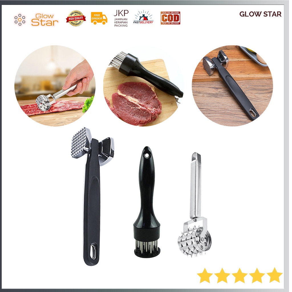 Jual Alat Penghalus Daging Steak Tenderizer Beef Hammer | Shopee Indonesia