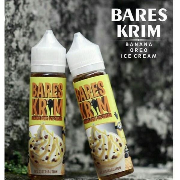 Jual BARES KRIM BANANA OREO ICE CREAM 60ML 3MG | Shopee Indonesia