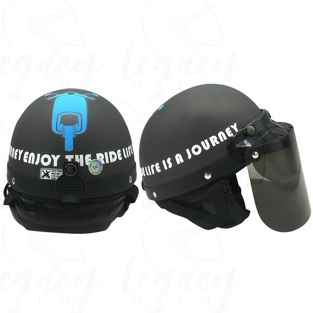 Jual Legacy Helm - Helm Chips Bogo Setengah Dewasa Motif Journey ...