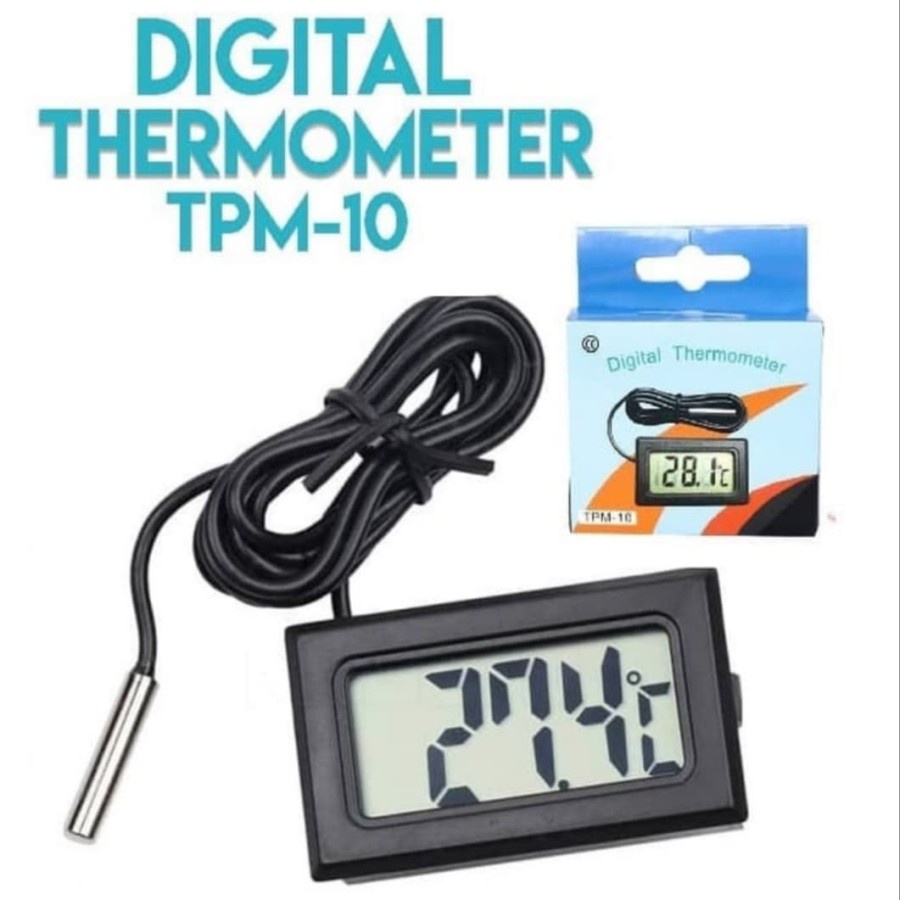 Jual Mini Digital Thermometer / Termometer digital Kabel Sensor mesin ...