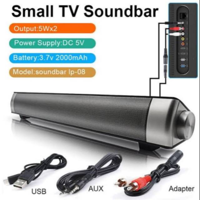 Jual Xon speaker home theater bluetooth small tv LED stereo surround ...