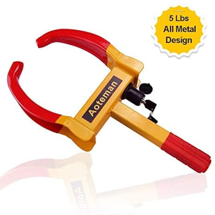 Jual Kunci Gembok Pengaman Mobil Model Roda Ban Tilang Aoteman Lock ...