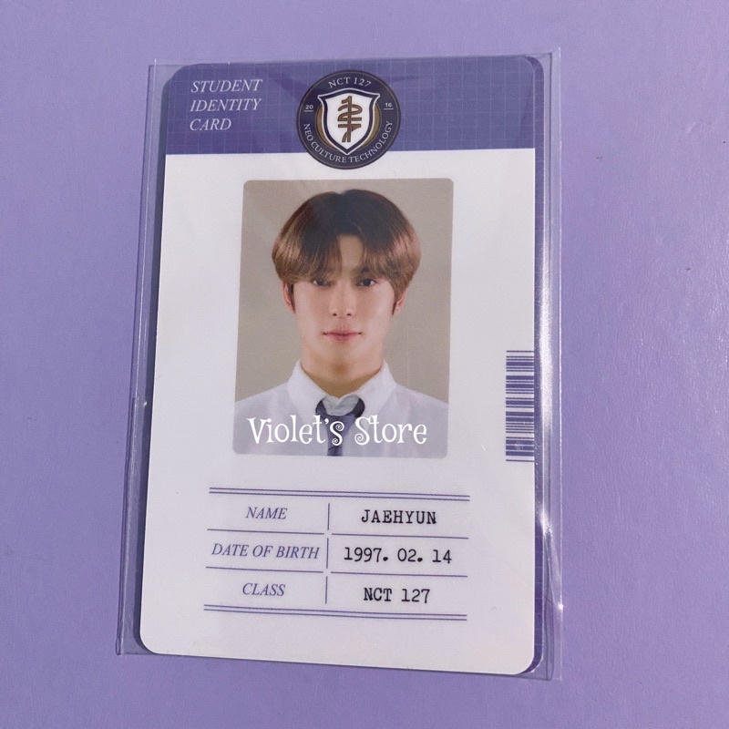 Jual ID CARD / STUDENT IDENTITY CARD / Photocard Jaehyun Back to School ...