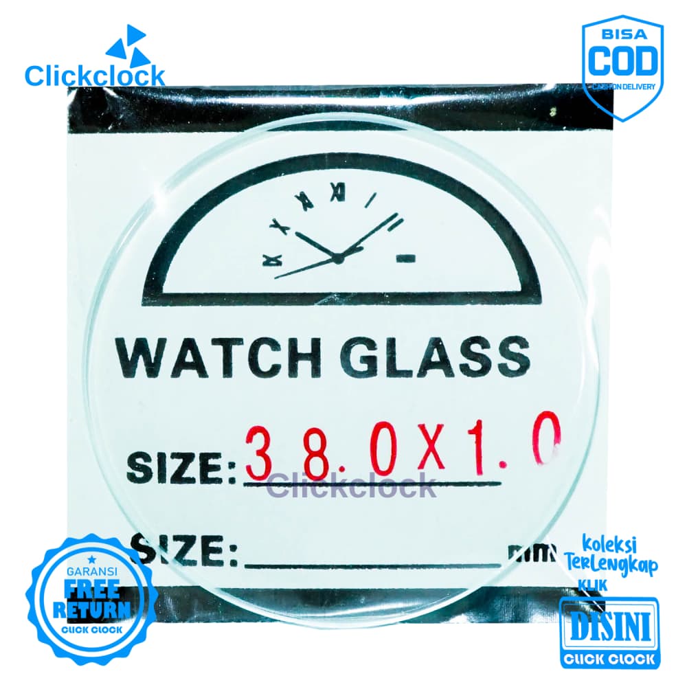 Jual Kaca Jam Kaca Bahan Watch Glass PNC-380 Murah 3,8 cm | Shopee ...